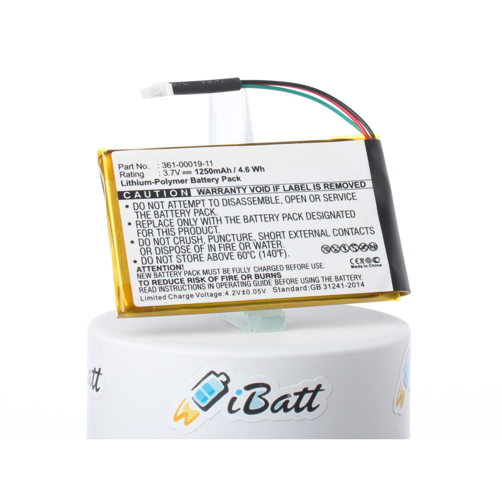 Аккумулятор iBatt 1250mAh для навигаторов Garmin Nuvi 200, 205, 205w ...