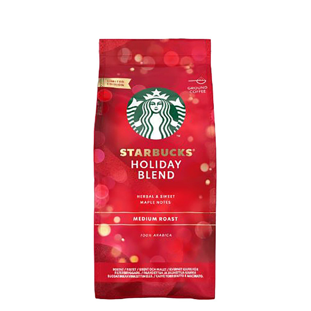 Кофе молотый Starbucks Holiday Blend Ground Coffee 190 г - купить с ...