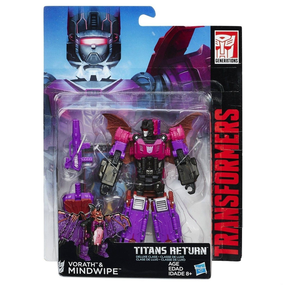 Трансформеры игрушки Hasbro Transformers Generations Titans Return Deluxe Class Vorath ...