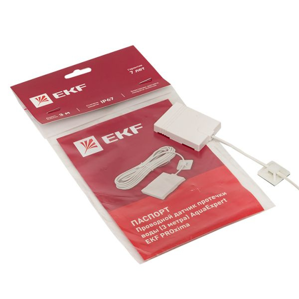 Проводной датчик протечки воды (3 метра) EKF - купить в интернет ...