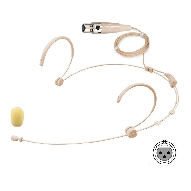 Микрофон для гарнитур Конденсаторный с оголовьем и разъемом mini 3 Pins ...