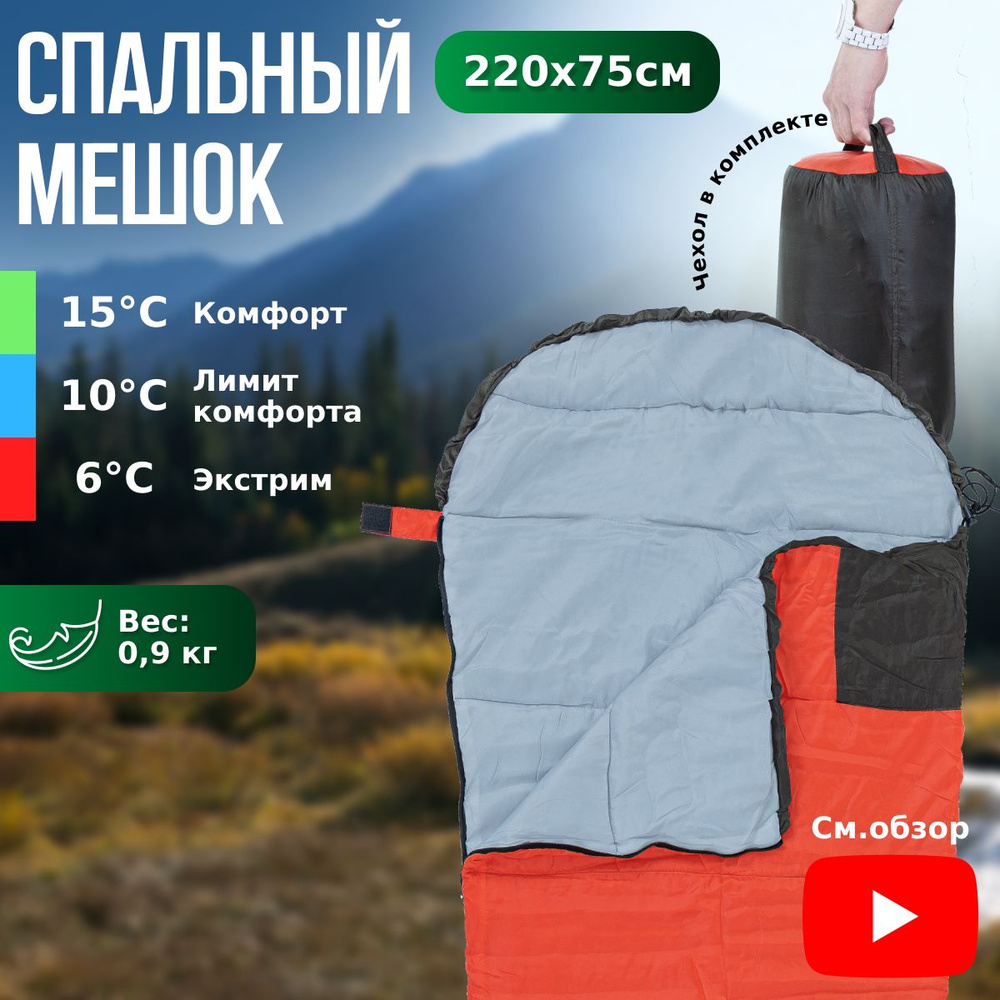 Спальный мешок туристический Green Glade Atlas 220, спальник летний ...