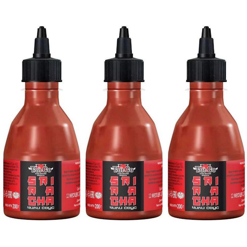 Тай-Со Соус Шрирача, 200 г, 3 шт - купить с доставкой по выгодным ценам ...