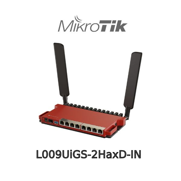 Роутер MIKROTIK L009UiGS-2HaxD-IN, красный, черный, 2.4 ГГц купить по ...