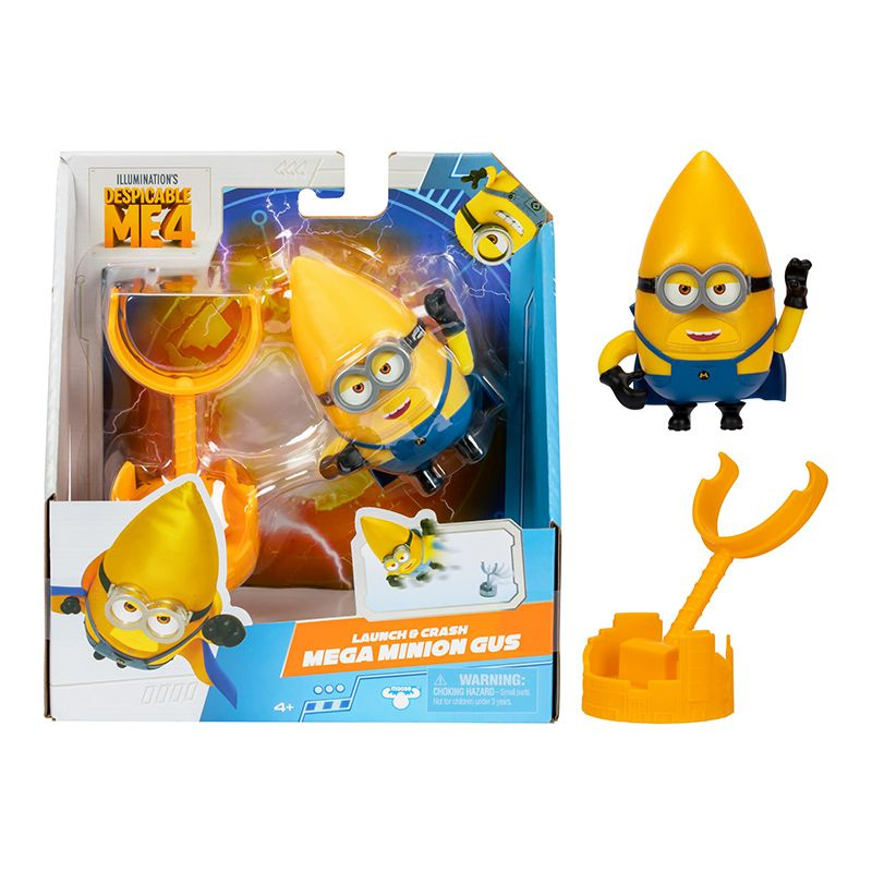 Minions Despicable ME 4 Launch & Crash Mega Gus Action Figure Запусти ...