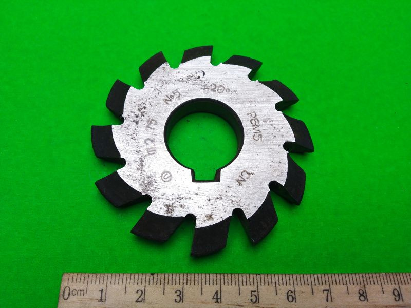 Фреза дисковая зуборезная модульная М2,75 №5 20 Р6М5 купить по низкой ...