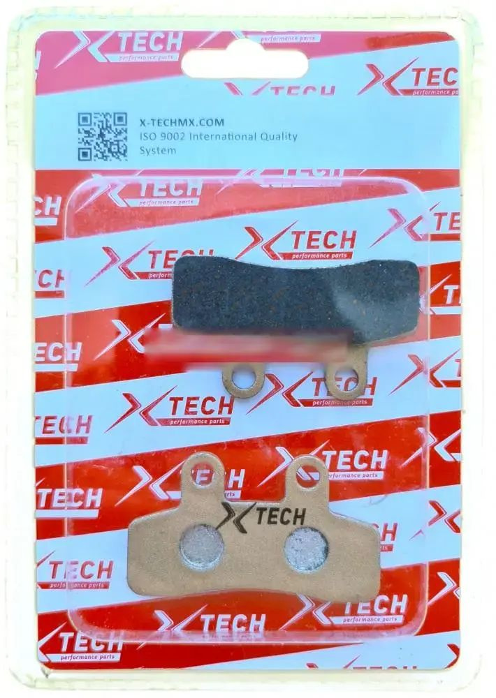 Колодки тормозные дисковые #6 X-TECH (less-metallic) медь на мотоцикл, питбайк, эндуро - купить ...