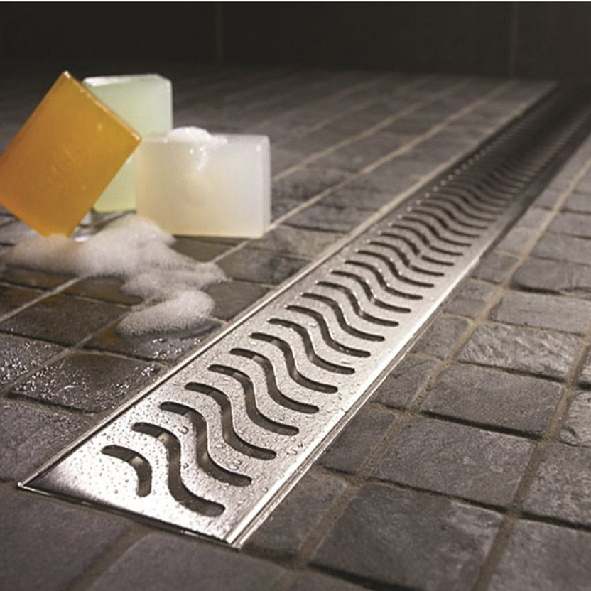 Решетка для лотков ACO Showerdrain E дизайн "флаг", 900 мм 0153.73.71 ...