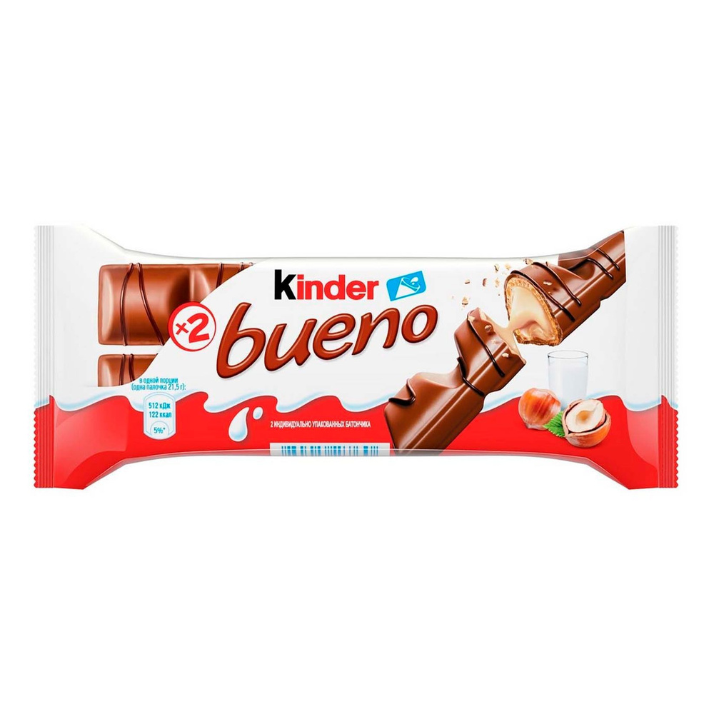 Батончик Kinder Bueno dark вафельный 43 г купить на OZON по низкой цене (1605909318)