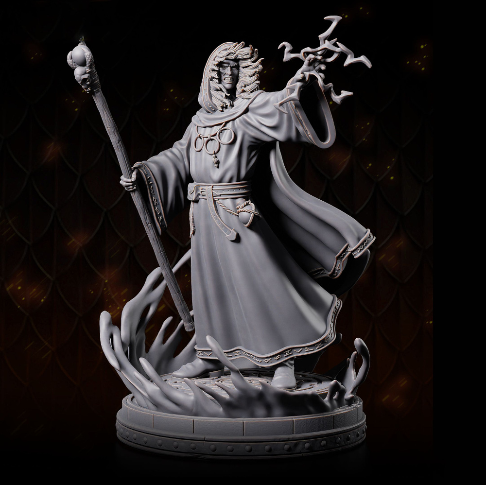 Игровая миниатюра Wizard Dark Edheliel With Hood - Primal Collection ...