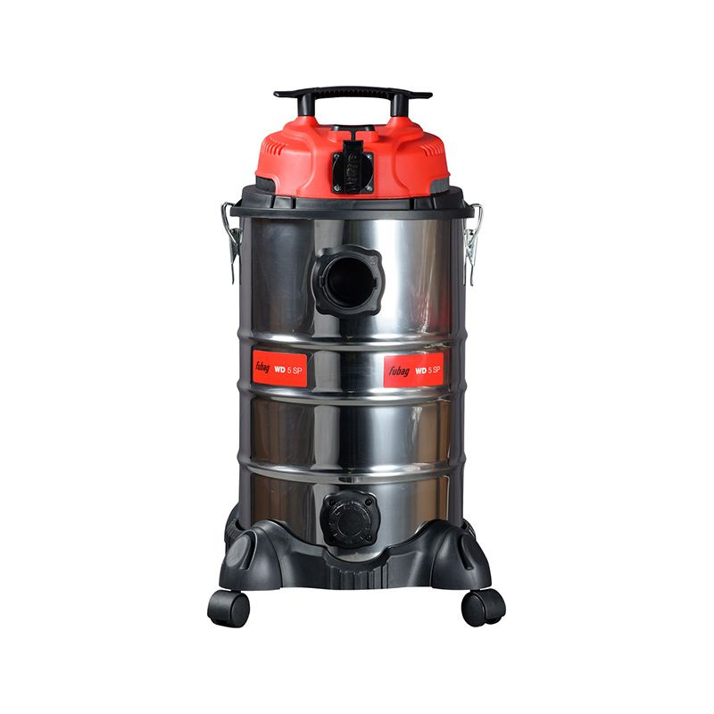 Строительный пылесос FUBAG WD 5SP, 1400 Вт мощность, 30 л объем бака, розетка для инструмента ...