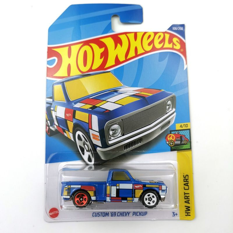 Машинка Mattel Hot Wheels 2022 C4982 69 Chevy Pickup купить на OZON по низкой цене (2377720722)