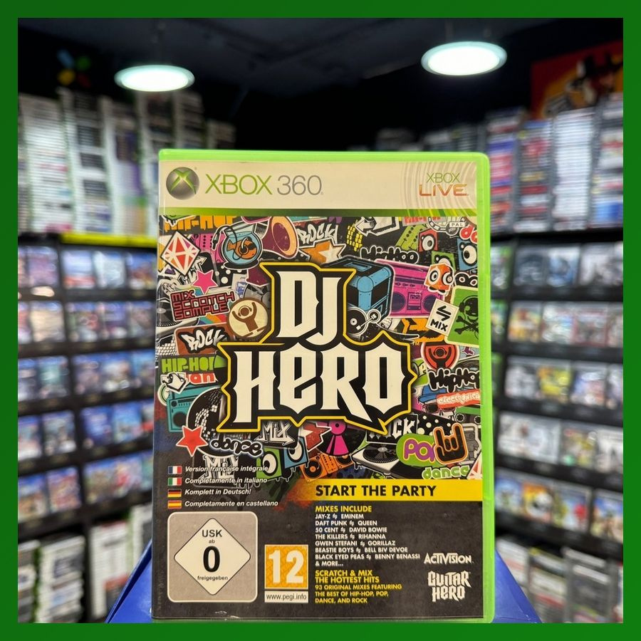 Игра Игра Dj Hero (Xbox 360) (Disk Only) (Box) (XBox 360 купить по ...