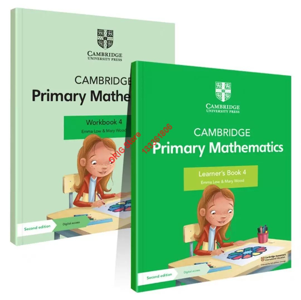 Cambridge Primary Mathematics Learner's Book 4 with Digital Access (1 Year) Textbook+workbook ...