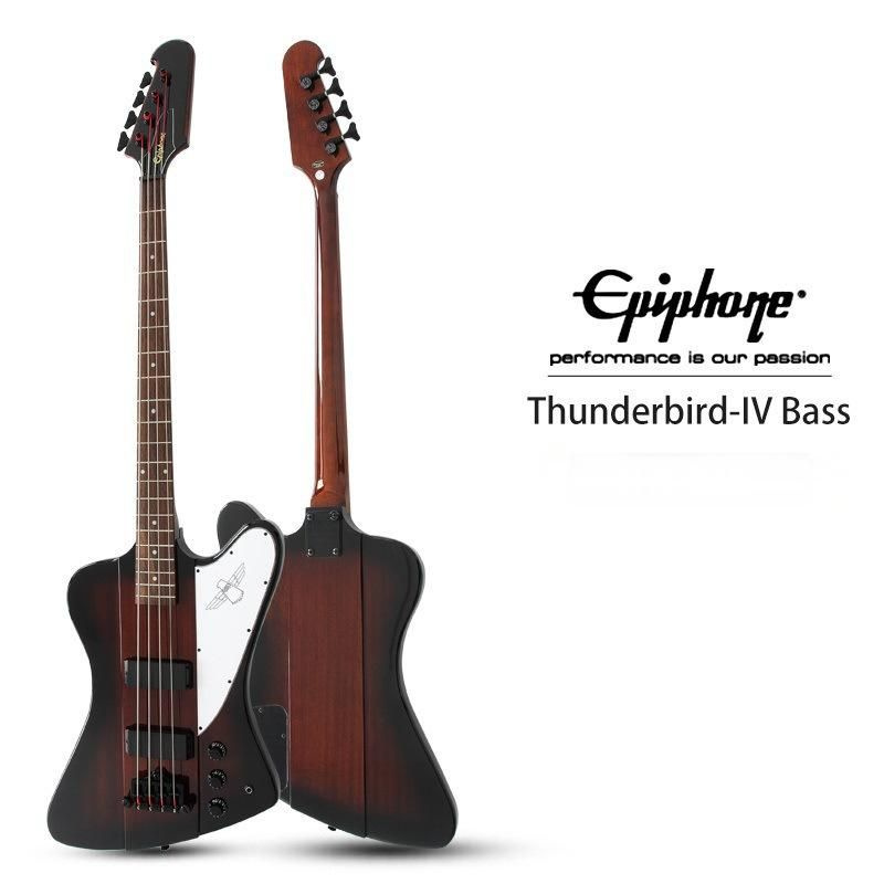 Электрогитара Epiphone Thunderbird-IV Bass купить на OZON по низкой цене (1732290755)