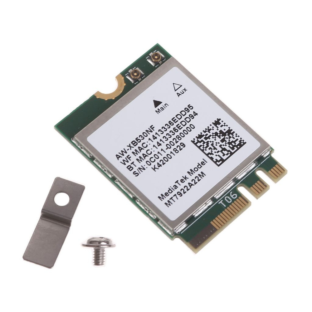 Беспроводная карта RZ616 MT7922A22M WiFi 6E Desktop 5.2 Адаптеры ...
