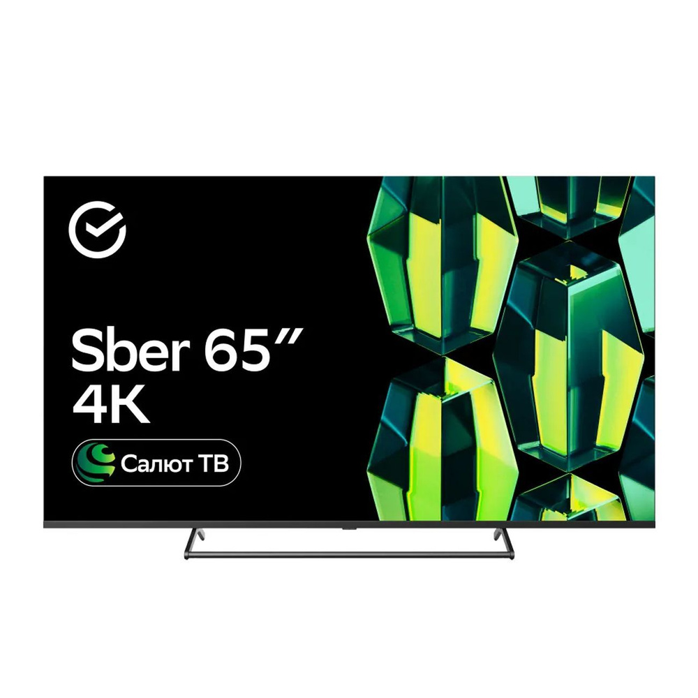 SBER Телевизор SDX-65U4125 65" 4K UHD, черный, черный матовый купить на OZON по низкой цене ...