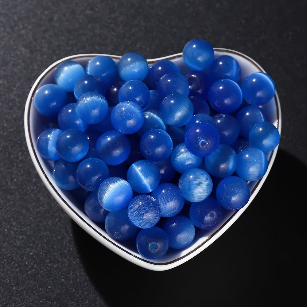 Бусины из натурального камня,бусины на нитке,камень кошачий глаз,6мм ...