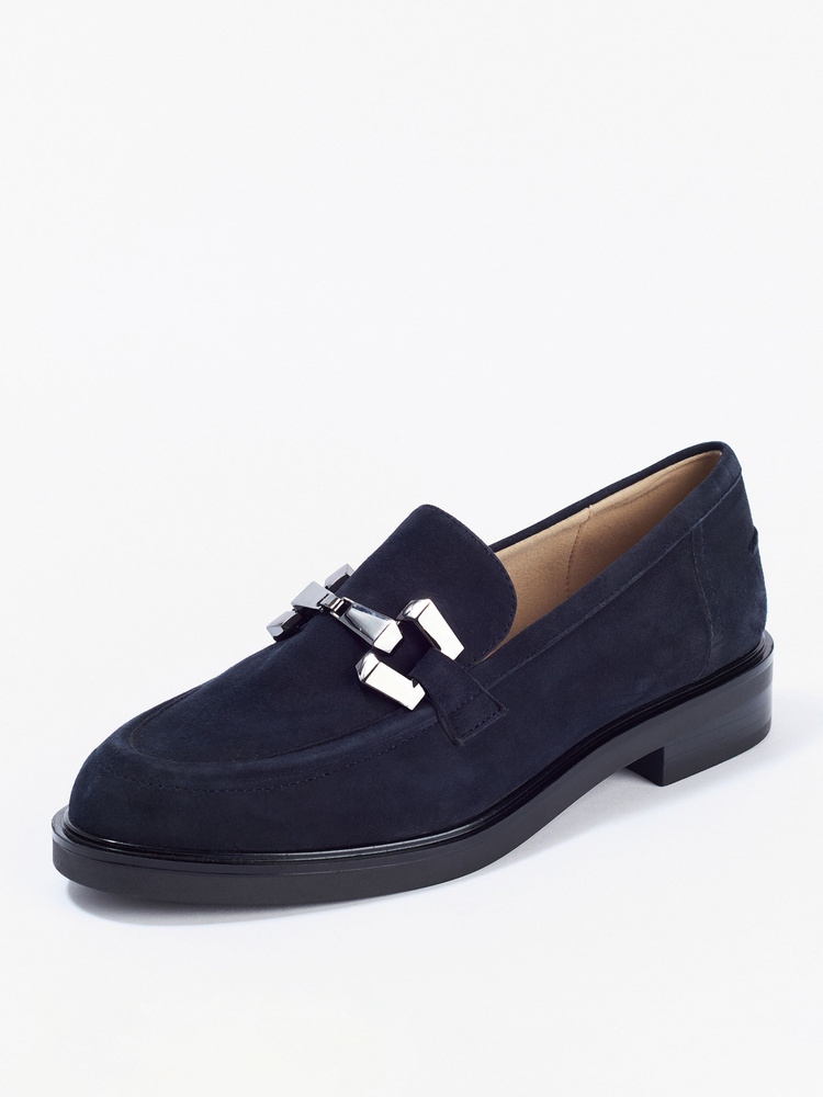 Лоферы Женский Caprice темно-синий, размер 37,5 Стандартный низкий (до 4 см) На любой сезон G ...