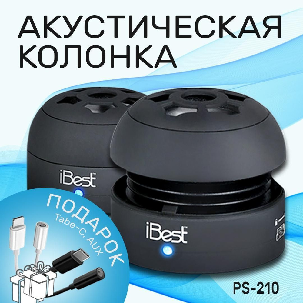 Компьютерная портативная акустика iBest PS-210 купить на OZON по низкой ...