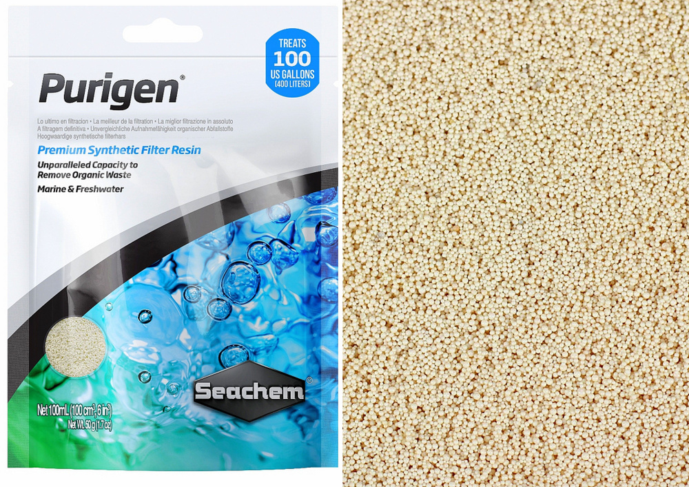 Seachem Purigen Filler для удаления неокисляющихся органических веществ ...