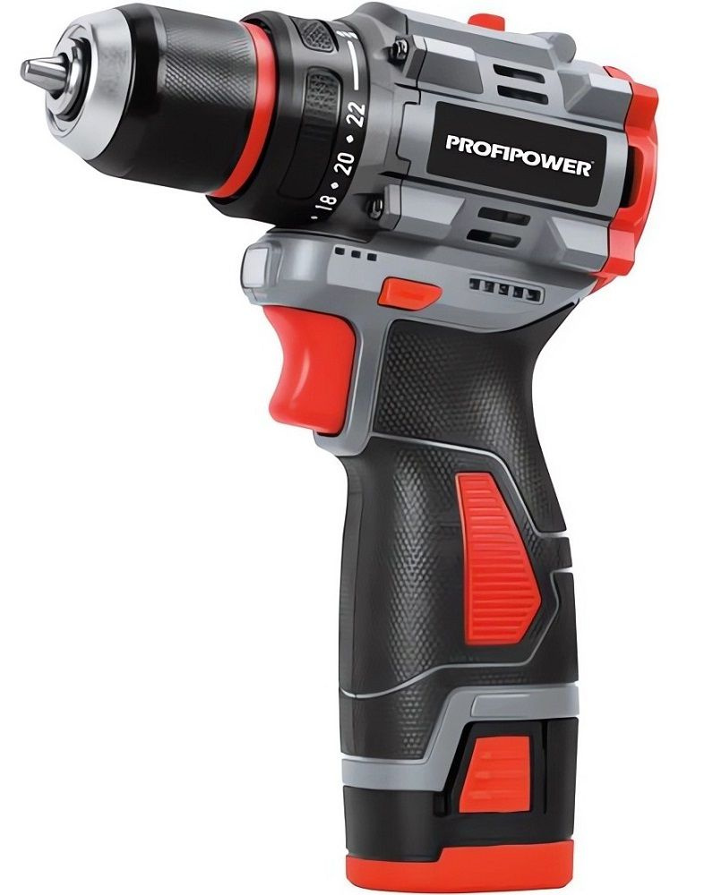 Шуруповёрт E0210 бесщеточный аккумуляторный BL-161 (16В Li-ion 2х2.0 А/ч) в кейсе PROFIPOWER ...