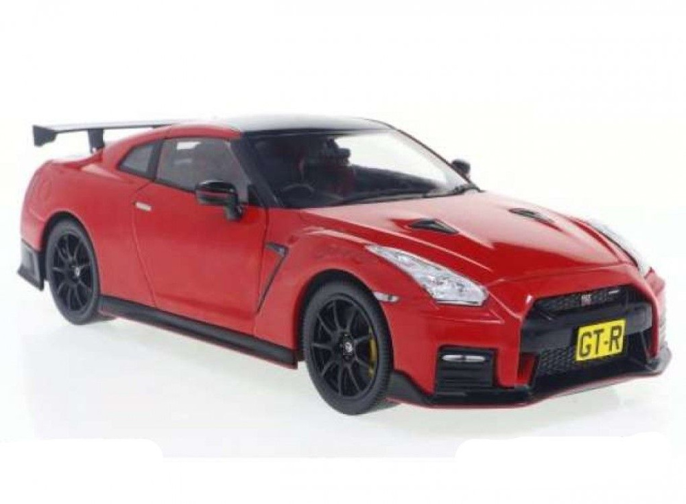 NISSAN GT-R (R35) Nismo 2021 Red, масштабная модель коллекционная ...