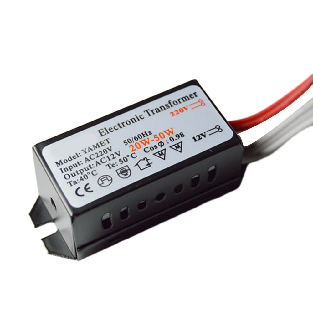 Выходной электронный трансформатор галогеновый/ксеноновый, вход 220 В / 12 В, для трансформатора ...