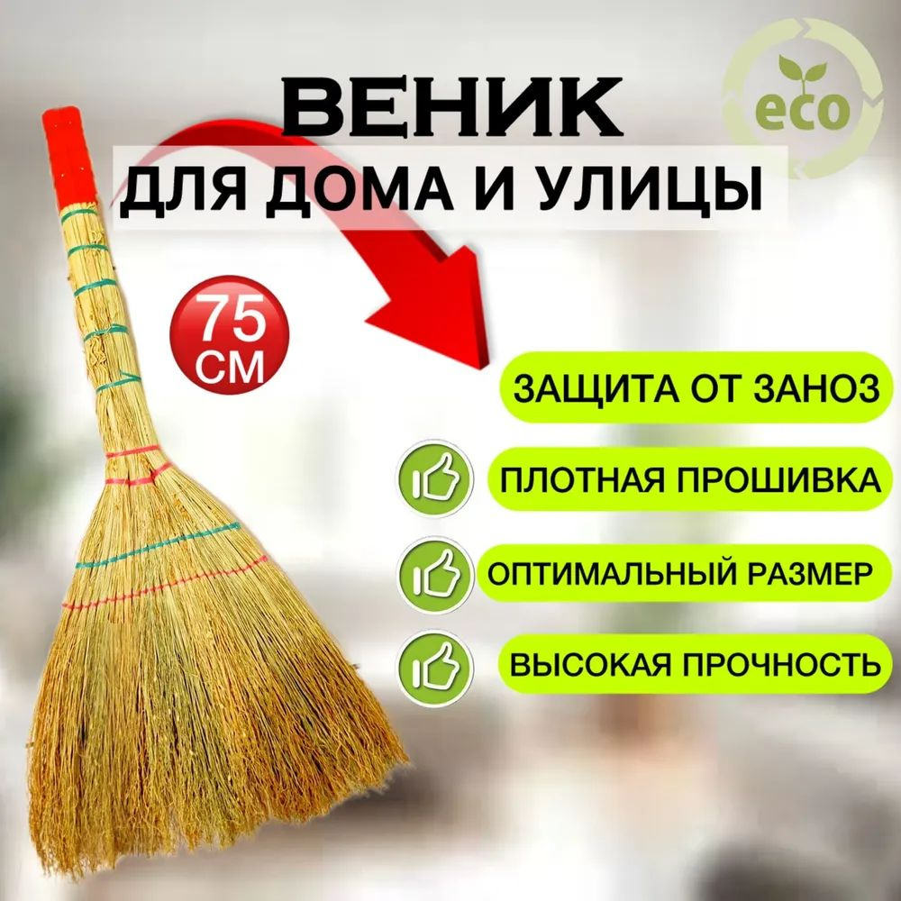 Веник для дома и улицы купить на OZON по низкой цене (1909980106)