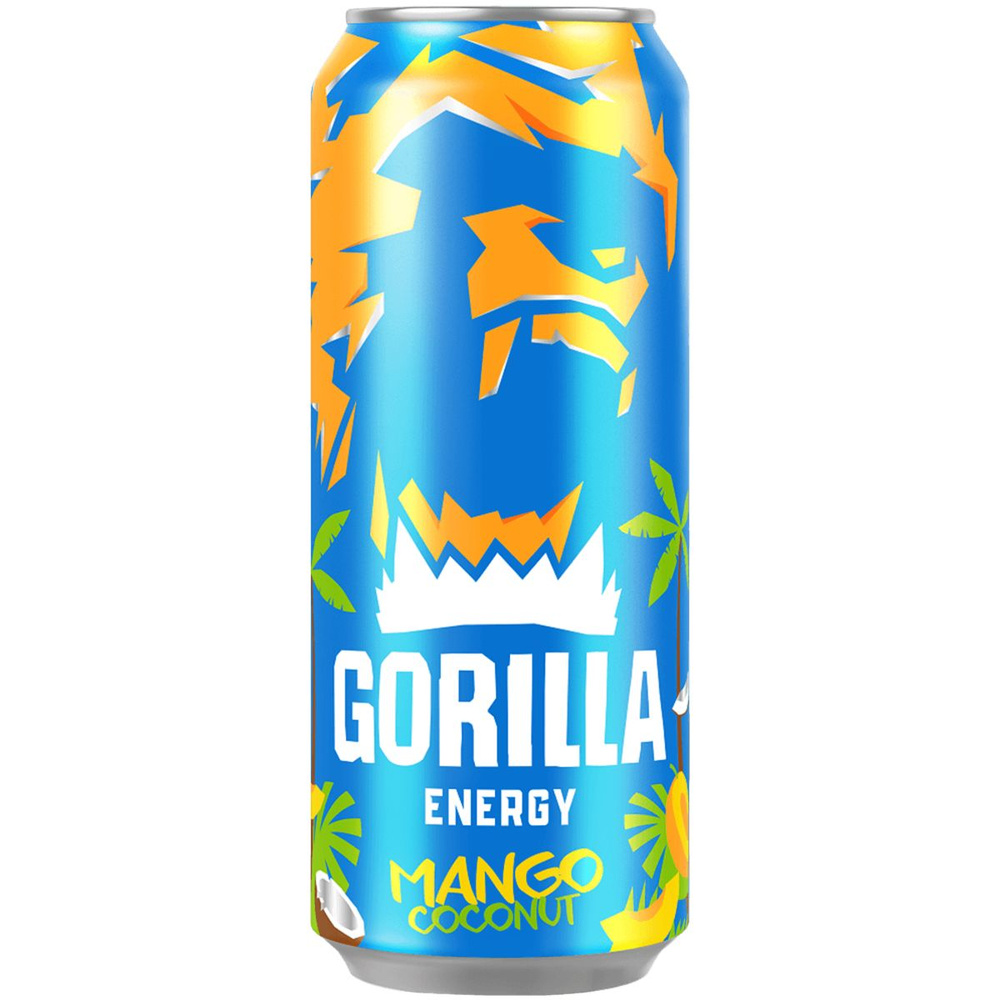 Энергетический напиток Gorilla Mango-Coconut 0,45 л ж/б купить на OZON ...