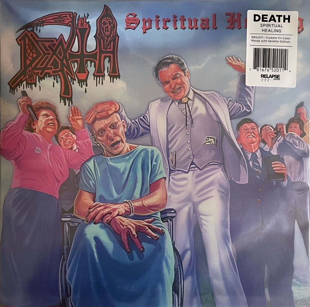 Death. Spiritual Healing (LP, Reissue, Remastered, Repress, Custom Tri ...