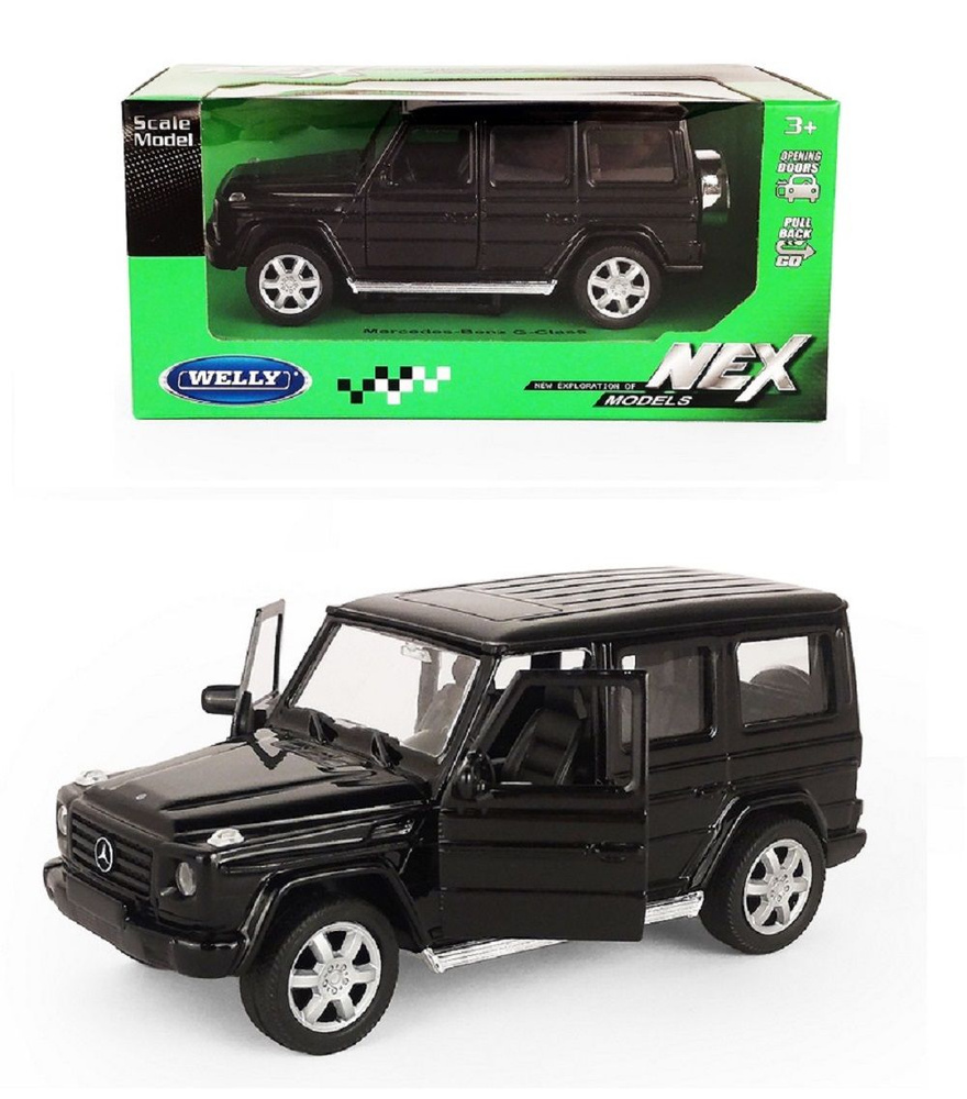 Автомобиль Welly Mercedes Mercedes-Benz G-Class 1:32 черный купить на ...