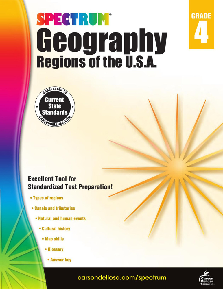 Spectrum Geography- Regions of the USA. Grade 4 купить на OZON по ...