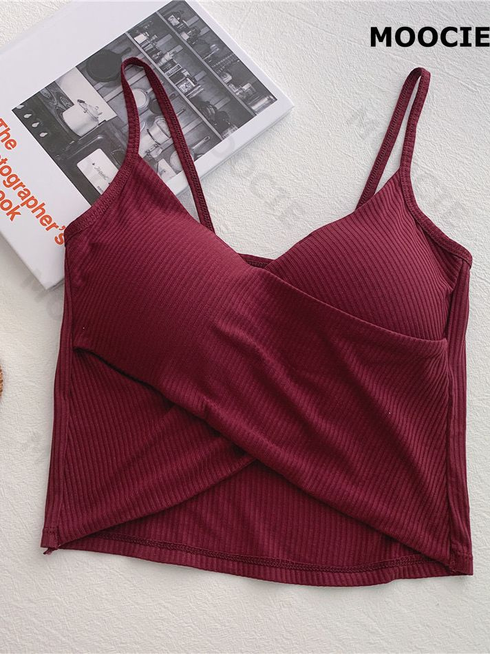 Кроп-топ Женский MOOCIE красный, размер 40, 42 Хлопок Домашний Китай купить c доставкой на OZON ...