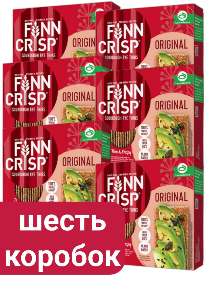 Хлебцы FINN CRISP Original, 6шт 200 г купить на OZON по низкой цене ...