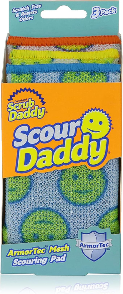 Губка Scrub Daddy, 3 уп, Полимерный материал купить c доставкой на OZON ...