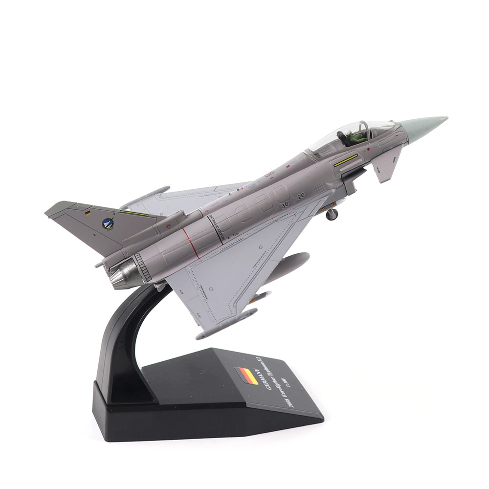 NUOTIE 1 / 100 Eurofighter Typhoon EF-2000 German Fighter Jet Die-Cast ...