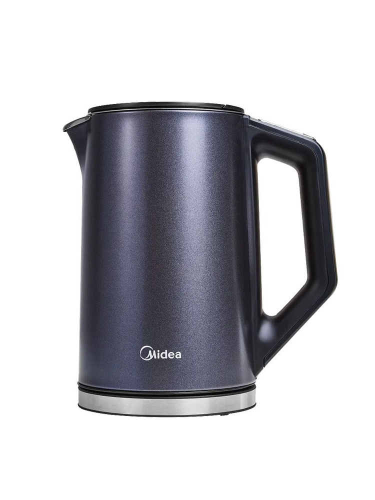 Чайник электрический Midea MK-9093, 2200 Вт, 1.5 л, металл, фильтр от накипи, автоотключение ...