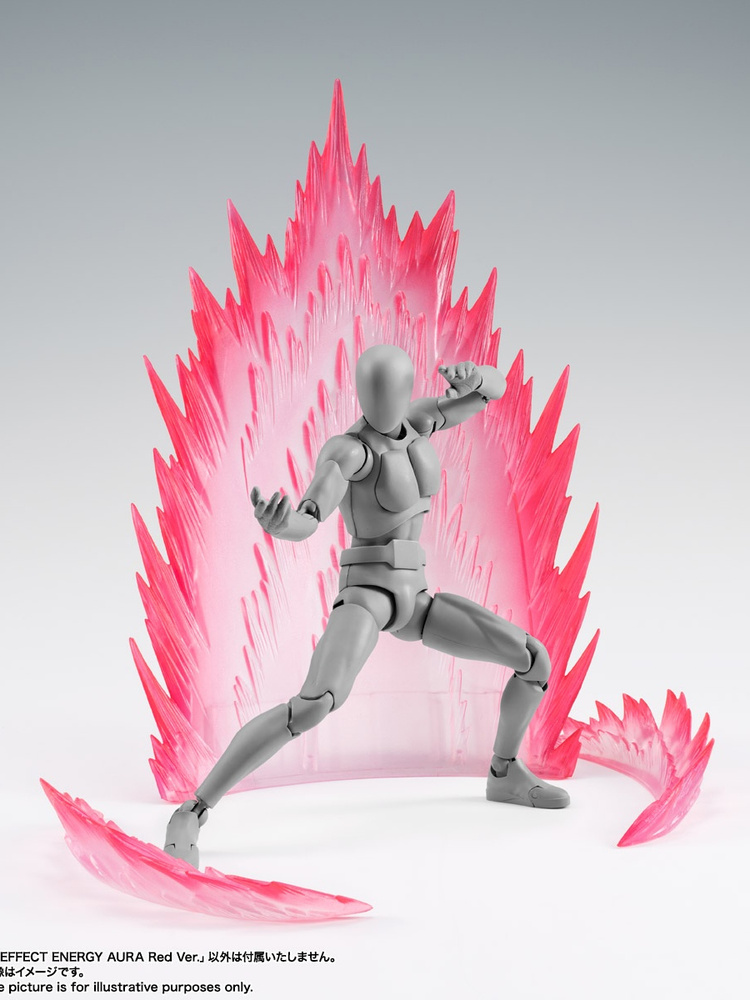 Набор деталей Bandai Tamashii Effect - Energy aura Red Ver. для S.H ...