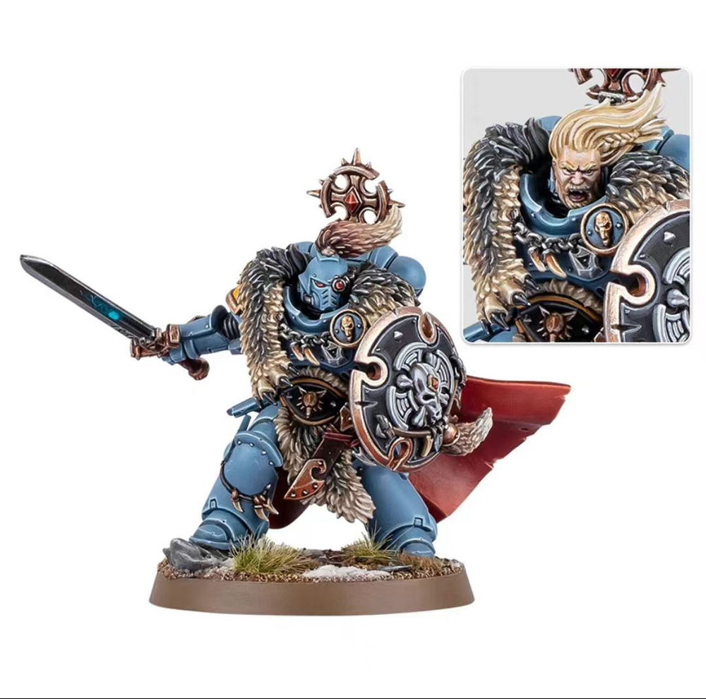 Вархаммер 40к смола / Space Wolves Army Set / Warhammer 40000 миниатюры ...