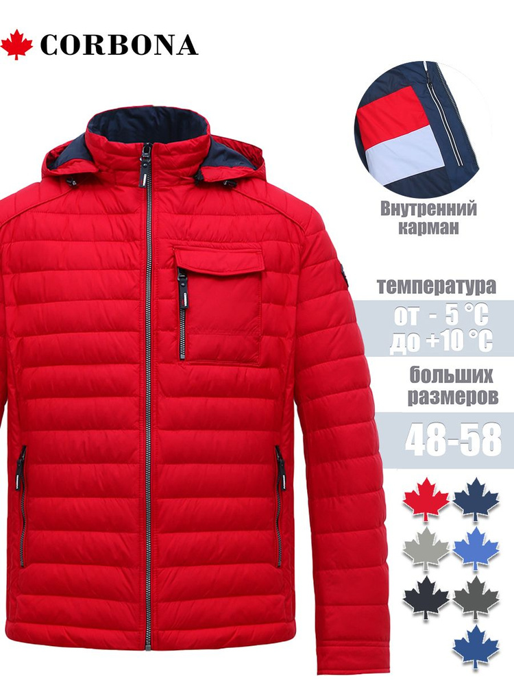 Куртки и пуховики мужские Corbona – купить на OZON по низкой цене