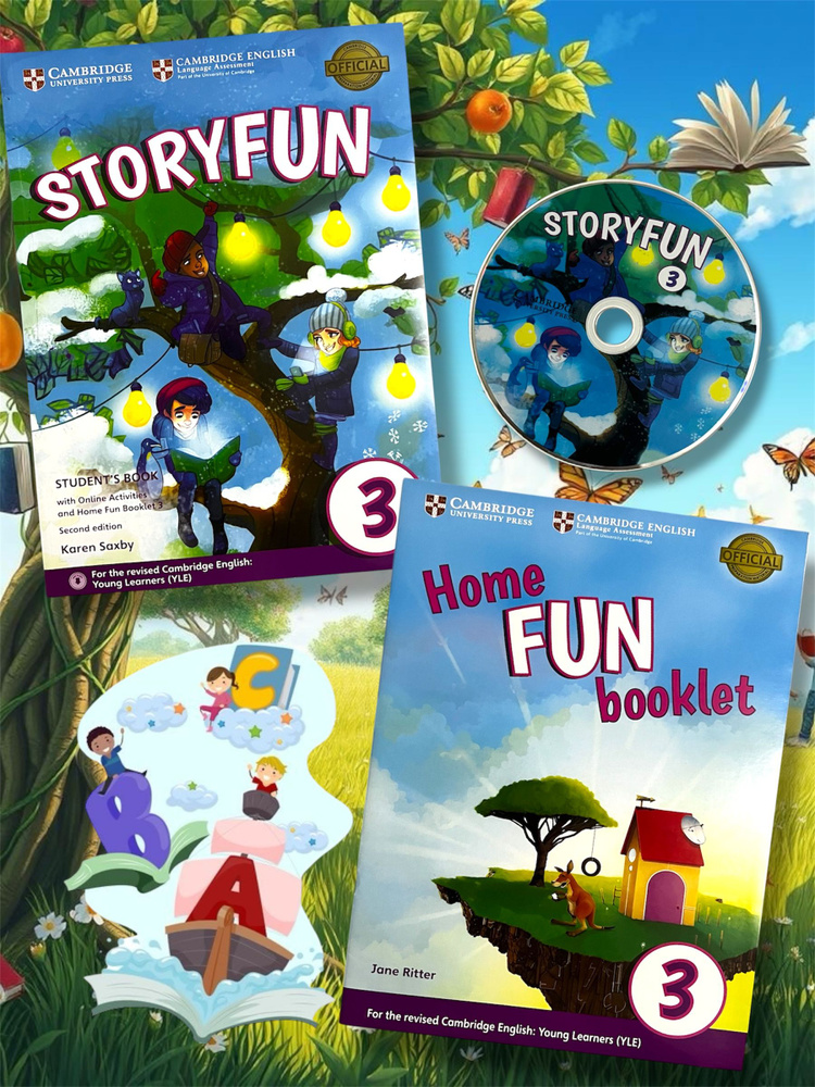 Storyfun 3. Полный комплект: учебник, буклет + CD | Ritter Jane, Saxby ...