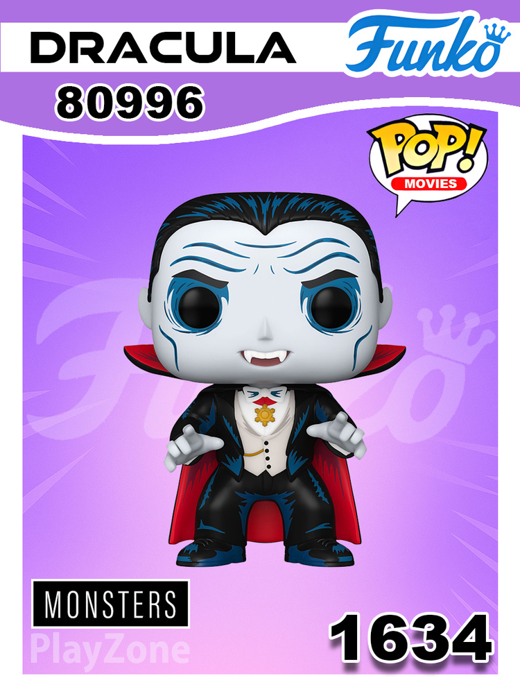 Фигурка Funko POP! Movies Universal Monster S5 Dracula (1634) 80996 ...