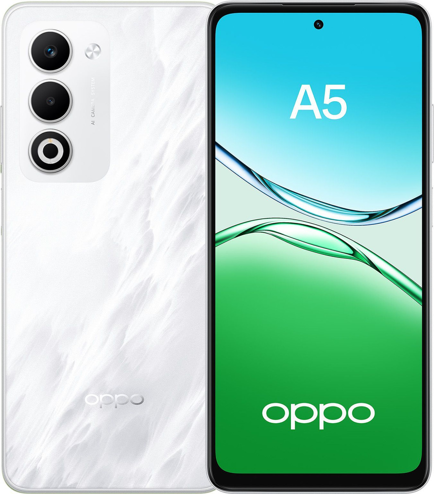 Смартфон OPPO Oppo A5 256 ГБ 8 ГБ Белый 6.67 IPS - купить c доставкой на OZON по низкой цене ...