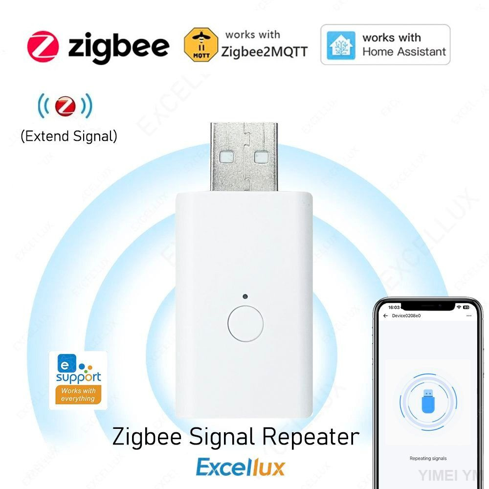 Усилитель сигнала для ZigBee 3.0 Repeater USB Extender,Ewelink Zigbee Расширитель Ретранслятор ...