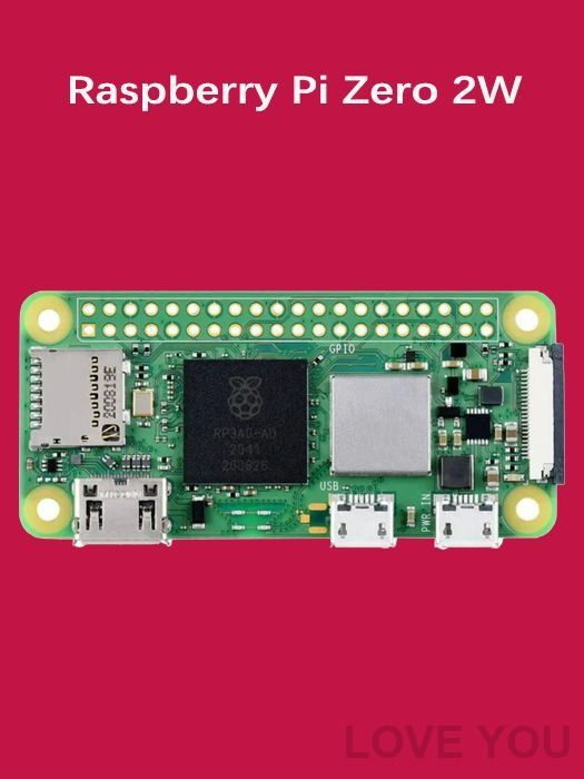 Raspberry Pi Zero 2W с 1 ГГц четырехъядерным процессором ARM, процессором Cortex-A53, WiFi ...