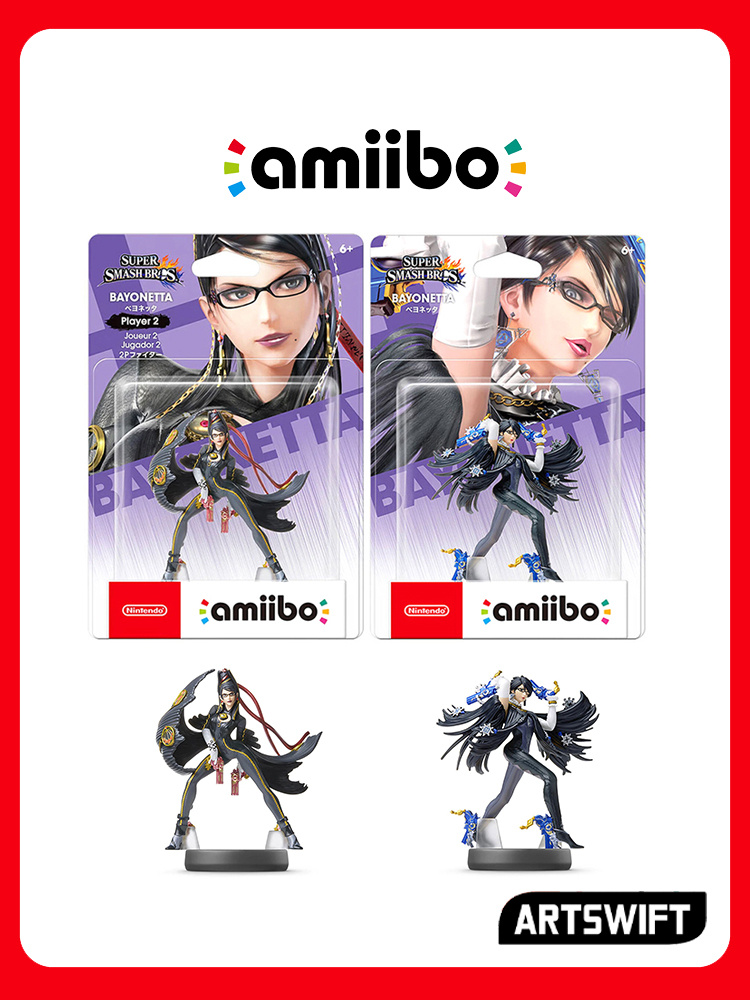 Nintendo amiibo Фигурка Bayonetta 1P+ 2P (Super Smash Bros. Collection ...