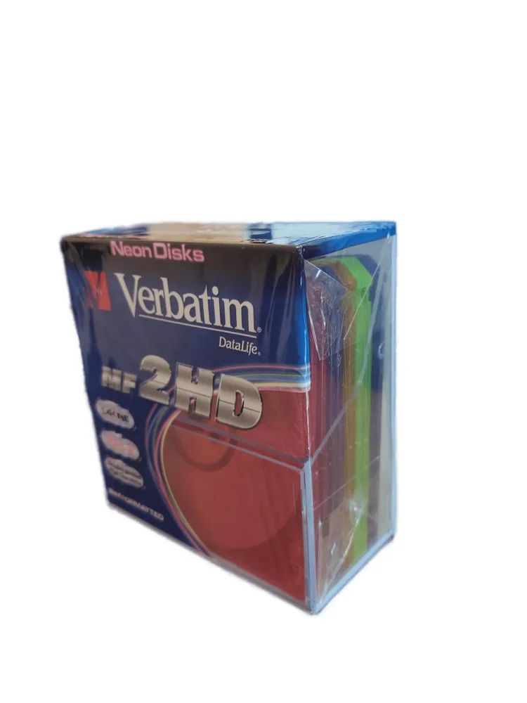 Дискета 3,5" MF-2HD 1,44Мб Verbatim 87411 в пластиковом боксе (10шт) купить на OZON по низкой ...
