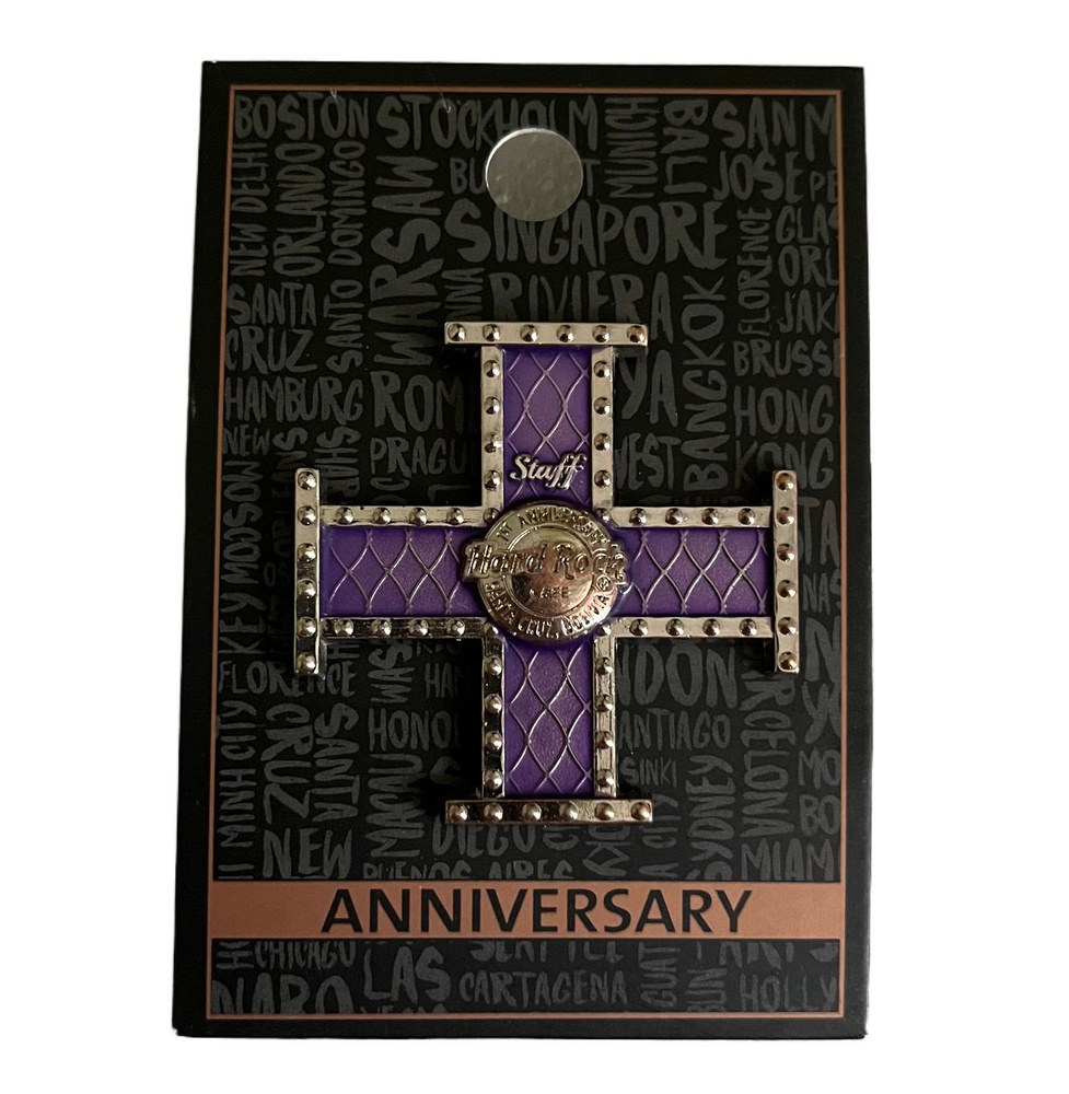Значок Hard Rock Cafe Santa Cruz Bolivia 1st Anniversary Staff LE150 ...