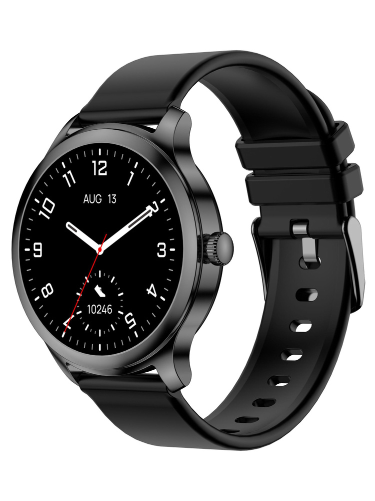 SMART PRESENT Смарт-часы, 34mm, черный-силиконовый купить на OZON по низкой цене (1528967046)